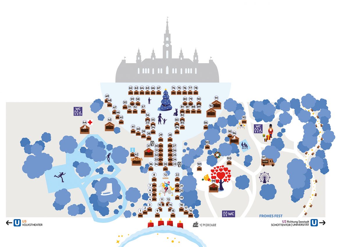 Christkindlmarkt – Wiener Christkindlmarkt am Rathausplatz